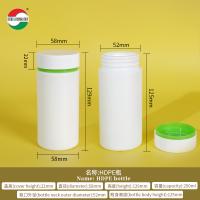 China Custom HDPE Plastic Bottle 500ml Food Grade Round with Soft Touch for Solid Medicine Capsules for sale