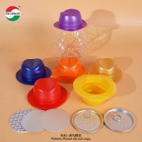 China 670ml PET Hat-Shaped Bottle with Teardrop Body and Transparent Screw Cap for sale