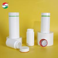 China Transparent Medicine Bottle Lightweight Durable HDPE Plastic Bottle Screw Cap Cylindrical Shape Customizable Printing Suitable Containing for sale