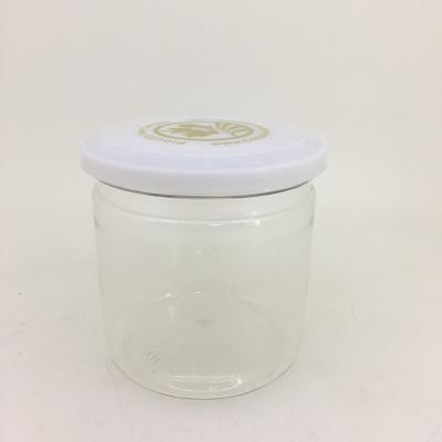 China Air - Proof Clear Plastic Cylinder Containers For Canned Food , Beverage for sale