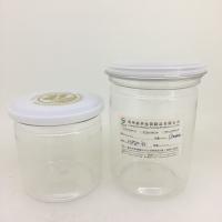 China Air - Proof Clear Plastic Cylinder Containers For Canned Food , Beverage for sale