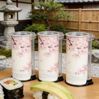 China Custom Printed Food Grade Sushi Push Pop Tube 16.8mm to 151.3mm Diameter Takeaway Box for sale