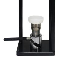 China Manual Plastic Can Pressing Sealing Machine for 52mm Diameter PET Beverage Cans for sale