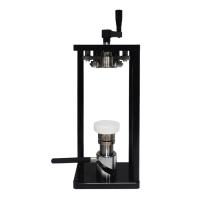 China Manual Plastic Can Pressing Sealing Machine for 52mm Diameter PET Beverage Cans for sale