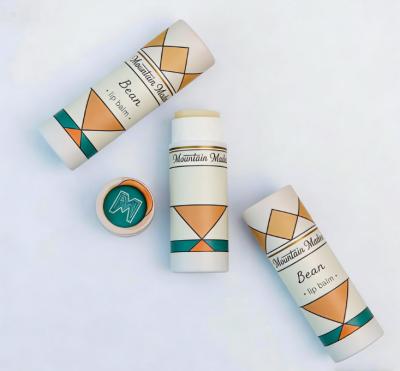 China Push Up Paper Tube with PE Inner for Lip Balm Deodorant 5000pcs MOQ for sale