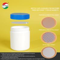China Custom Logo White HDPE Supplement Bottle 90mm Child Resistant Cap 500ml Medicine Bottle for sale