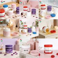 China Custom Logo White HDPE Supplement Bottle 90mm Child Resistant Cap 500ml Medicine Bottle for sale