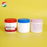 China HDPE PET Wide Mouth Cylinder Bottle 500ml 1000ml for Effervescent Tablets Calcium Powder for sale