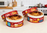 China Eco-Friendly Food Grade Paper Tube 500ml Capacity Custom Logo Baking Cake Dessert Packaging for sale