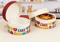 China Biodegradable Kraft Paper Tube Food Packaging 500ml Cake Dessert Canister SGS FDA ISO Certified for sale