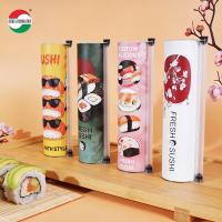 China Custom Printed Biodegradable Sushi Push Pop Paper Tube Packaging Food Grade 5000pcs MOQ for sale