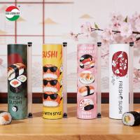 China Custom Printed Sushi Paper Tube Packaging 5000pcs Minimum Order for Restaurants Wholesalers for sale