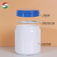 China 2600ml Food Grade PET Jar with 125mm PP Lid for Milk Powder Protein Container for sale