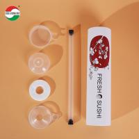 China Custom Size Sushi Push Pop Container Food Grade Paper Cylinder Push Tube Packaging for Snacks 16.8mm to 151.3mm ID for sale