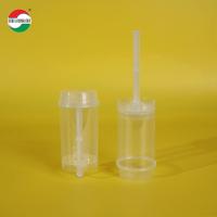 China Custom Food Grade PET Plastic Push Pop Cake Tube Container Sushi Push Up Cylinder Packaging 16.8mm to 151.3mm for sale