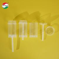 China Custom Food Grade PET Plastic Push Pop Cake Tube Container Sushi Push Up Cylinder Packaging 16.8mm to 151.3mm for sale