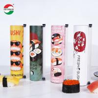 China OEM 52mm 220mm Sushi Push-Up Tube and PP Sauce Tube Set for Soy Sauce Syrup Takeaway Condiments Food Packaging for sale