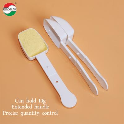 China Food Grade PP Measuring Powder Spoon 2g to 30g Customizable Milk Scoop for sale