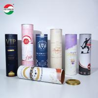 China Eco-Friendly Kraft Paper Composite Can for Food 52mm to 126mm Diameter Custom Height for sale