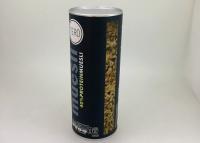 China 83mm Diameter 230mm Height Food Grade Kraft Paper Oatmeal Container with Aluminium Foil Lining for sale
