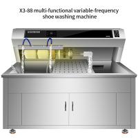 China Commercial 3500W Semi-Automatic Shoes Wash Machine Stainless Steel with Sterilization Feature for Laundry Equipment for sale