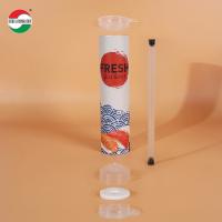China Food Grade Eco Friendly Sushi Push Pop Paper Tube Container with Customized Logo for sale