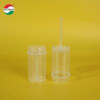 China Food Grade PP Push Up Tubes Empty Clear Plastic Push Pop Containers Custom Silk Print Logo For Sushi Mousse Cake Dessert Packaging for sale