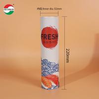 China New Design Eco-Friendly Custom Printed Food Grade Pop Push Sushi Recycled Craft Paper Materials for Wholesale Retail Sushi Tube for sale
