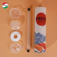 China New Design Eco-Friendly Custom Printed Food Grade Pop Push Sushi Recycled Craft Paper Materials for Wholesale Retail Sushi Tube for sale