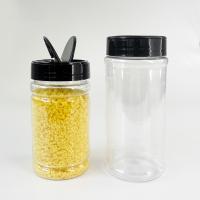 China Clear Plastic PET Seasoning Shaker Storage Jars with Black Screw Top Kitchen Accessories 100ml 170ml 250ml 400ml spice bottle for sale