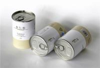 China Recyclable Paper Composite Can for Food Packaging 99mm Diameter Easy Open for sale