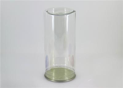 China Food Grade Clear PET Canister 500ml Large Capacity Cylinder for Dry Fruit Nut Snack Tea for sale