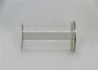 China Food Grade Clear PET Canister 500ml Large Capacity Cylinder for Dry Fruit Nut Snack Tea for sale