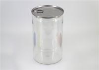 China Food Grade Clear PET Canister 500ml Large Capacity Cylinder for Dry Fruit Nut Snack Tea for sale