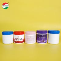 China Customized White Food Grade HDPE Plastic Jar With Screw Cap for Protein Powder Supplement for sale