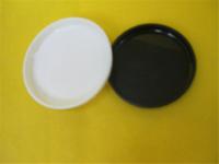 China 83mm Food Grade PP Lid for Paper Tubes - 6.6g Weight, Black/White Colors, Custom Sizes 63-99mm for sale
