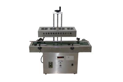China AC-1800A 1800W Automatic Electromagnetic Induction Aluminum Foil Sealing Machine with 0-200 Bottles/Min Speed for sale