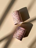 China Custom Logo Food Grade Round Kraft Paper Tube Gift Boxes Cylindrical Paper Cans for Matcha Tool Set Tea Storage for sale