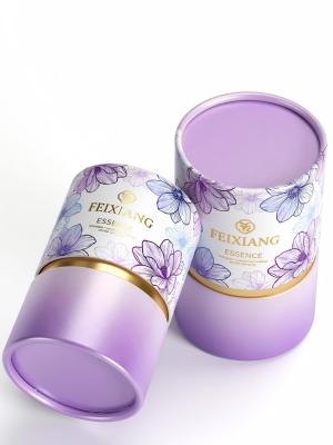 China Food Grade Paper Tube Packaging Custom Printed Cylinder Canister for Tea Coffee Chocolate Powder OEM for sale