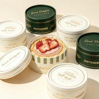 China Eco-friendly Custom Color Craft Paper Tube Box for Bakery Cake & Pastry Packaging for sale