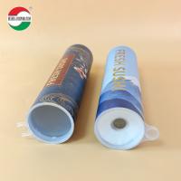 China Custom Eco-Friendly Food Grade Craft Paper Sushi Push Pop Roll Packaging Cylinder Take-away Sushi Roll Tubes Hot Stamping Logo for sale