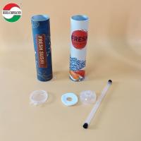 China Custom Eco-Friendly Food Grade Craft Paper Sushi Push Pop Roll Packaging Cylinder Take-away Sushi Roll Tubes Hot Stamping Logo for sale