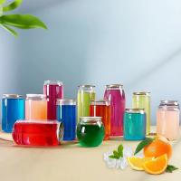 China Food Grade PET Plastic Jar and Beverage Can with Customizable Size and Easy Open Lid for Juice and Yogurt for sale