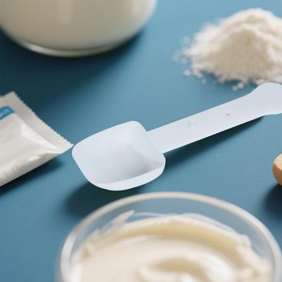 China Milk Powder Scoop Packaging Device PP Plastic Medicine Powder Spoon for Beauty Personal Care Products for sale