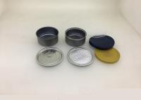 China 65 x 29mm 80ML Cannabis Tinplate Cans With Easy Open End And Plastic Lid For Hemp Packaging for sale