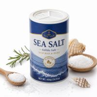 China 450g Sea Salt Powder Paper Tube Packaging Seasoning Spice Cardboard Canister Cans for sale