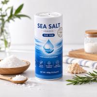 China 450g Sea Salt Powder Paper Tube Packaging Seasoning Spice Cardboard Canister Cans for sale