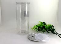 China 1050ml Clear PET Easy Open Jar with Aluminium Lid for Seaweed Food Grade for sale
