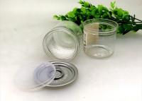 China 80ml Small Easy Open Clear Pet Jars For Preserved Fruit Packaging 53x53mm for sale