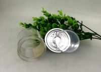 China 80ml Small Easy Open Clear Pet Jars For Preserved Fruit Packaging 53x53mm for sale